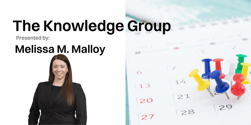 Webinar: The Knowledge Group - Melissa M. Malloy Product Liability Presentation - Events | PDP